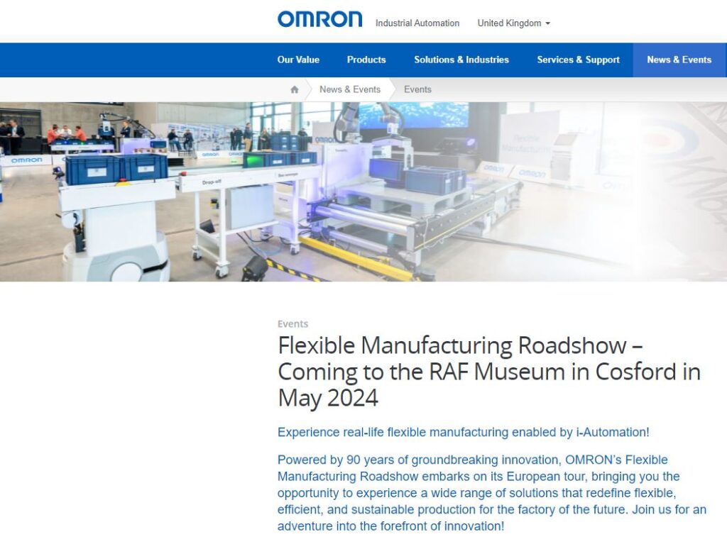 Directech QM-Systems at OMRON AMR Roadshow